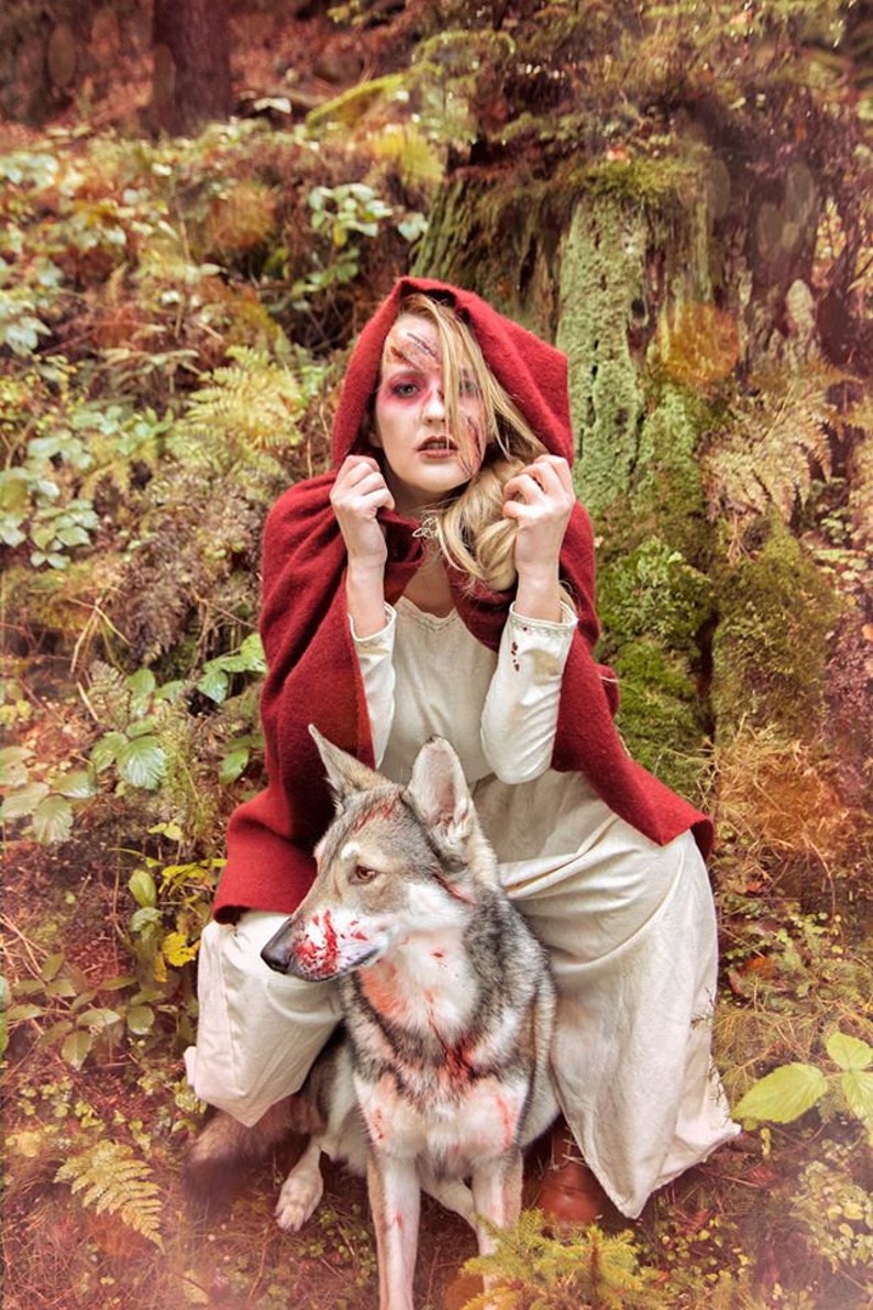 Little Red Riding Hood Cape Once Upon a Time Costume Cape - Etsy