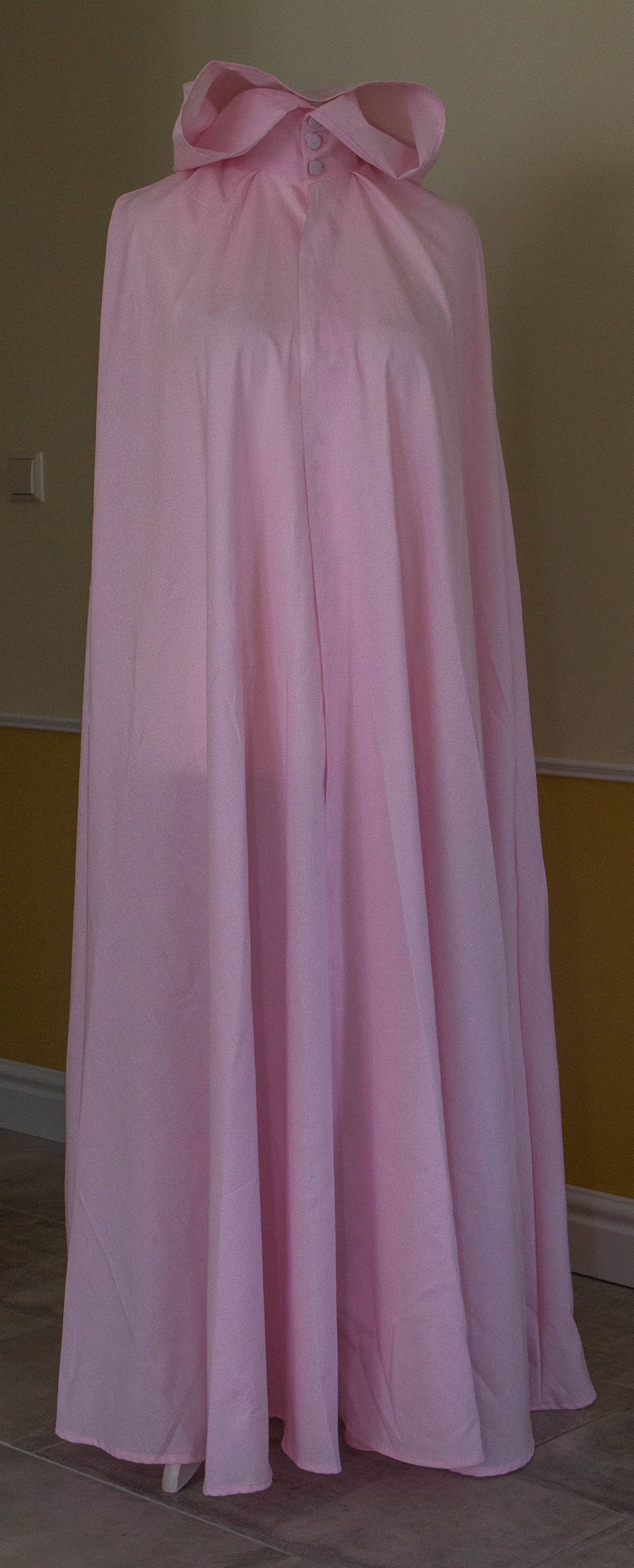Hooded Cape Cinderella, Elven Fantasy Cape, Wedding Cape Veil, Medieval ...