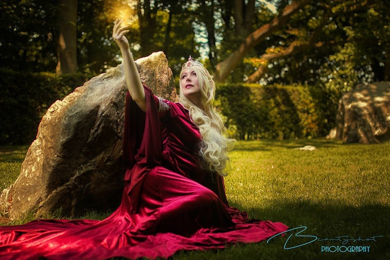 Elven Bride Dress, Elven Wedding Dress, Long Sleeve Wedding Dress ...
