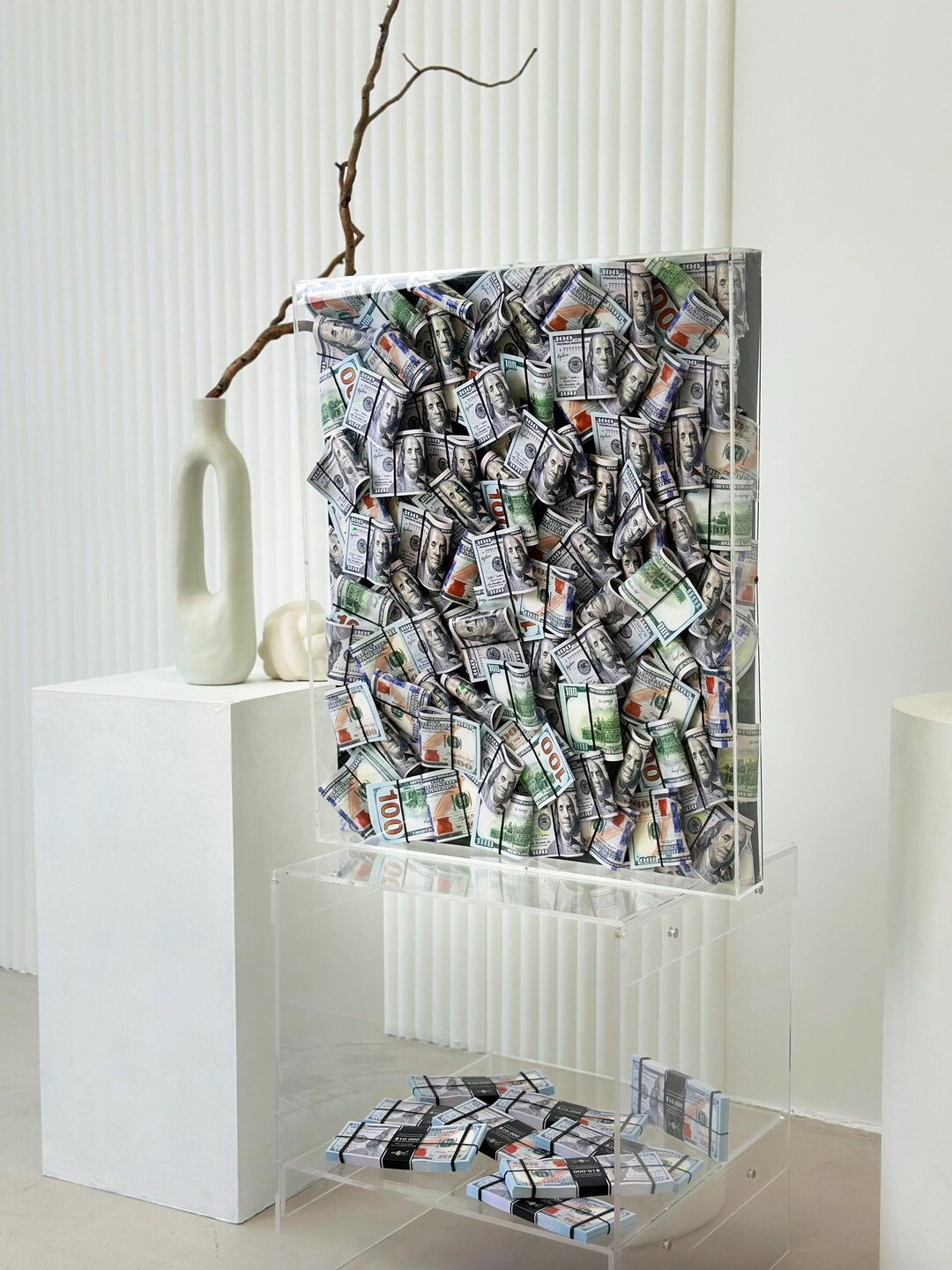 Money Frame Art – 3D Acrylic Box Wall Decor, Unique Gift for ...