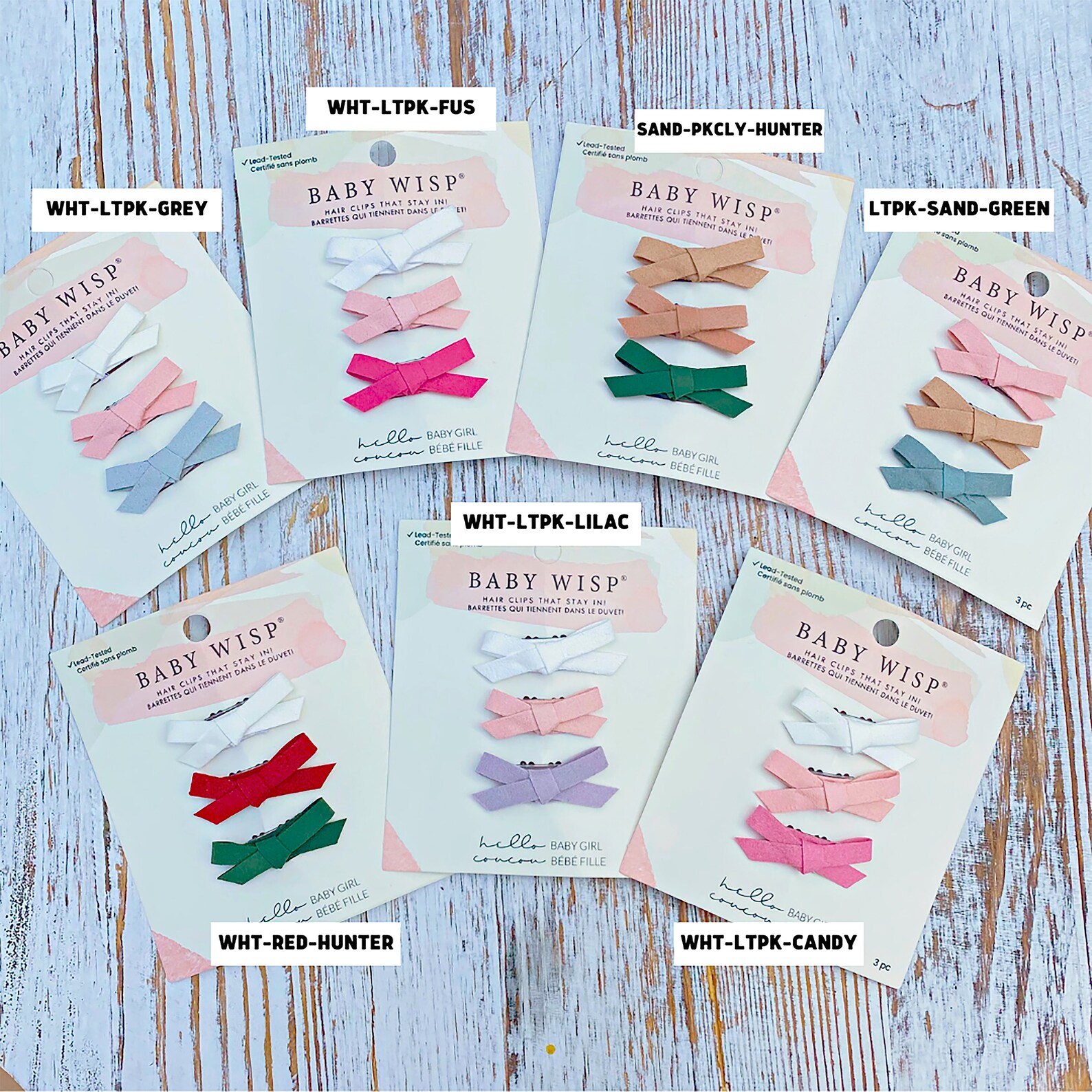 Baby Wisp® Wisp Clip Mini Baby Hair Bows Tiny Bows Snap - Etsy