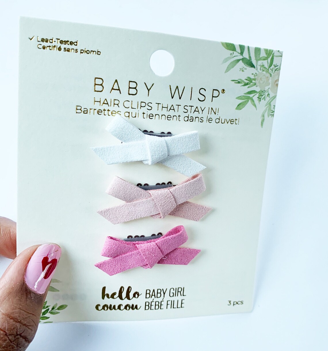 Baby Wisp® Wisp Clip Mini Baby Hair Bows Tiny Bows Snap | Etsy