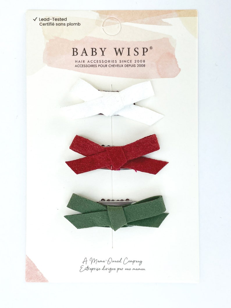 Baby Wisp® Wisp Clip Mini Baby Hair Bows Tiny Bows Snap - Etsy
