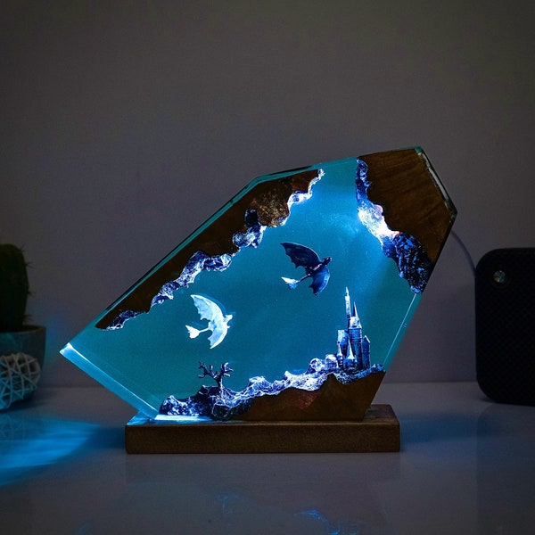 Light Fury and Toothless Lamp - Etsy