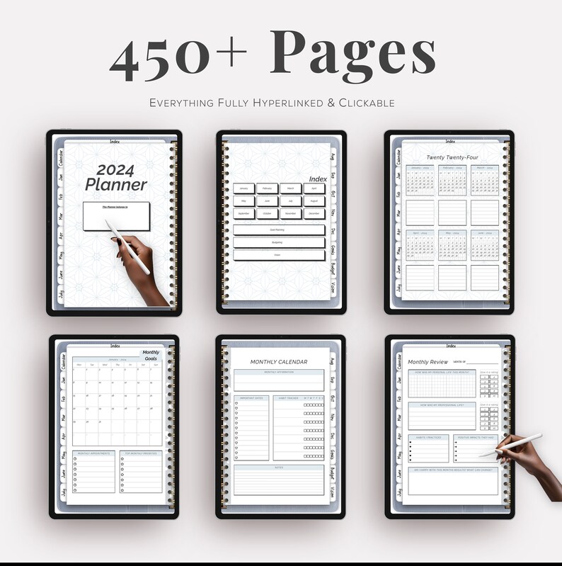 ULTIMATE 2024 PRODUCTIVITY PLANNER - Etsy