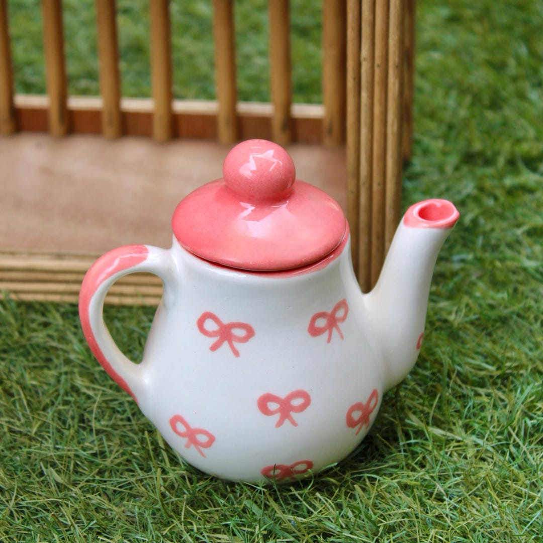 Mini Coquette Teapot Vase, Cute Flower Vase, Teapot Vase, Cute Vase ...