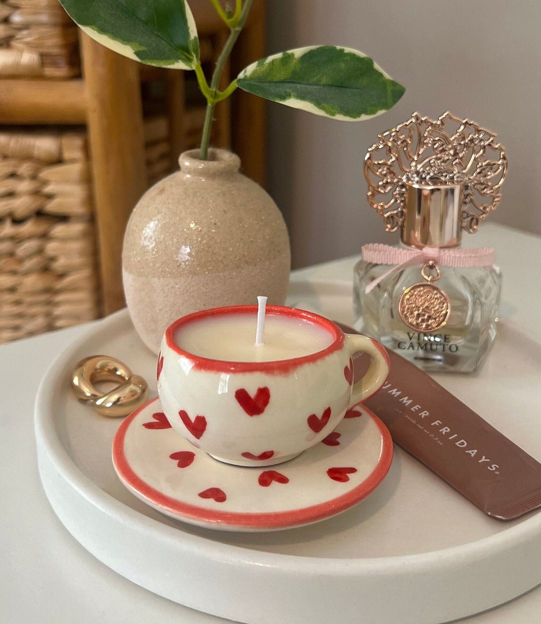 Cute Coquette Candle, Trendy Candle, Cute Candle, Coquette Room Decor ...