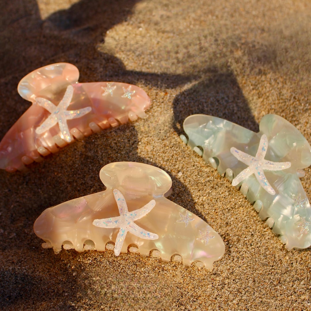 Starfish Claw Clip, Beach Claw Clip, Claw Clip for Summer, Summer ...