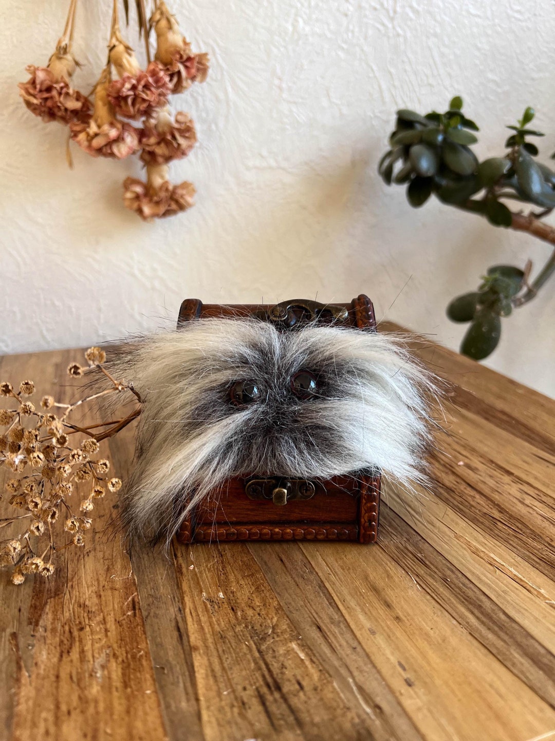 Gremlin Pocket Plushie / Pom Pom Pets / Adopt a Pet / Fluffy Stuffed ...