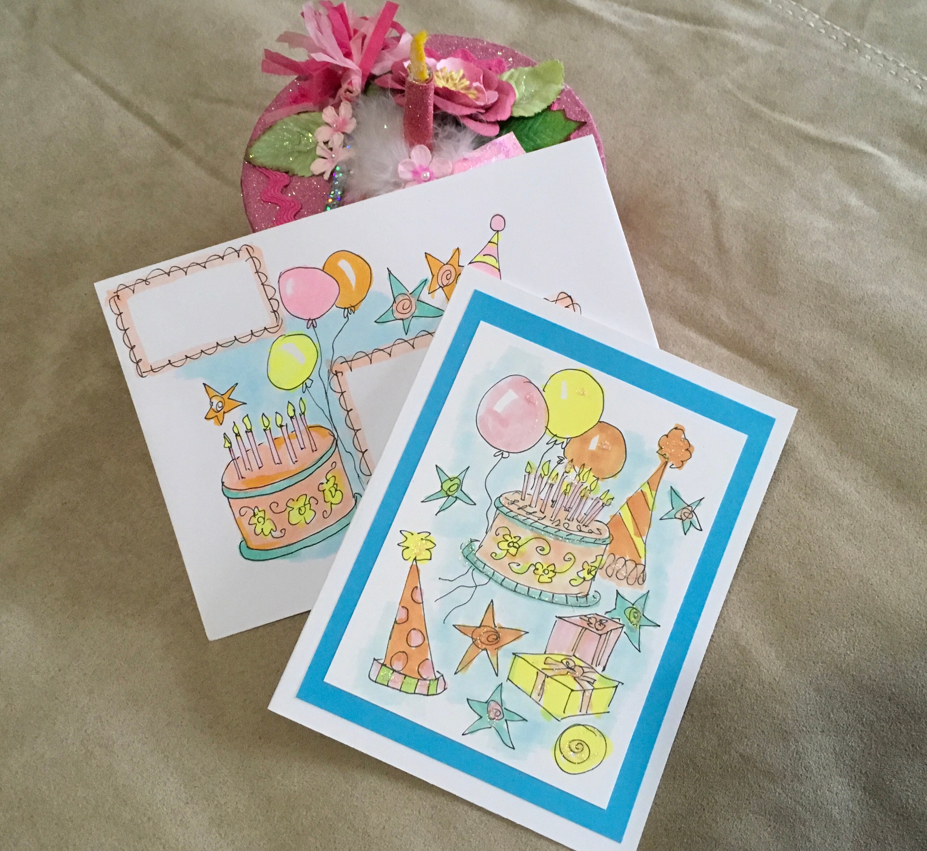 Mail Art Birthday Card - Etsy
