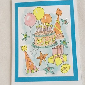 Mail Art Birthday Card - Etsy