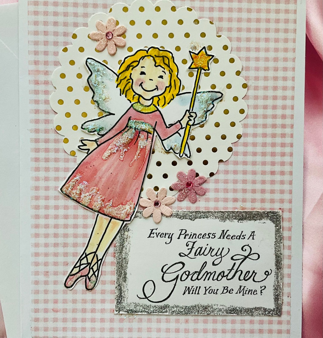 Every Princess Needs a Fairy Godmother Will You Be Mine Requestcard - Etsy
