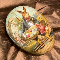 Vintage Echt Erzgebirge Germany Brown Papier Mache Easter Egg Crying ...