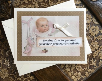 Congratulations Grandma Card, Your Newest Little Treasure Card ...