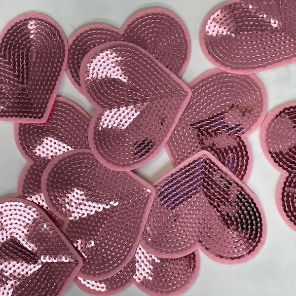 Sequin Heart - Etsy