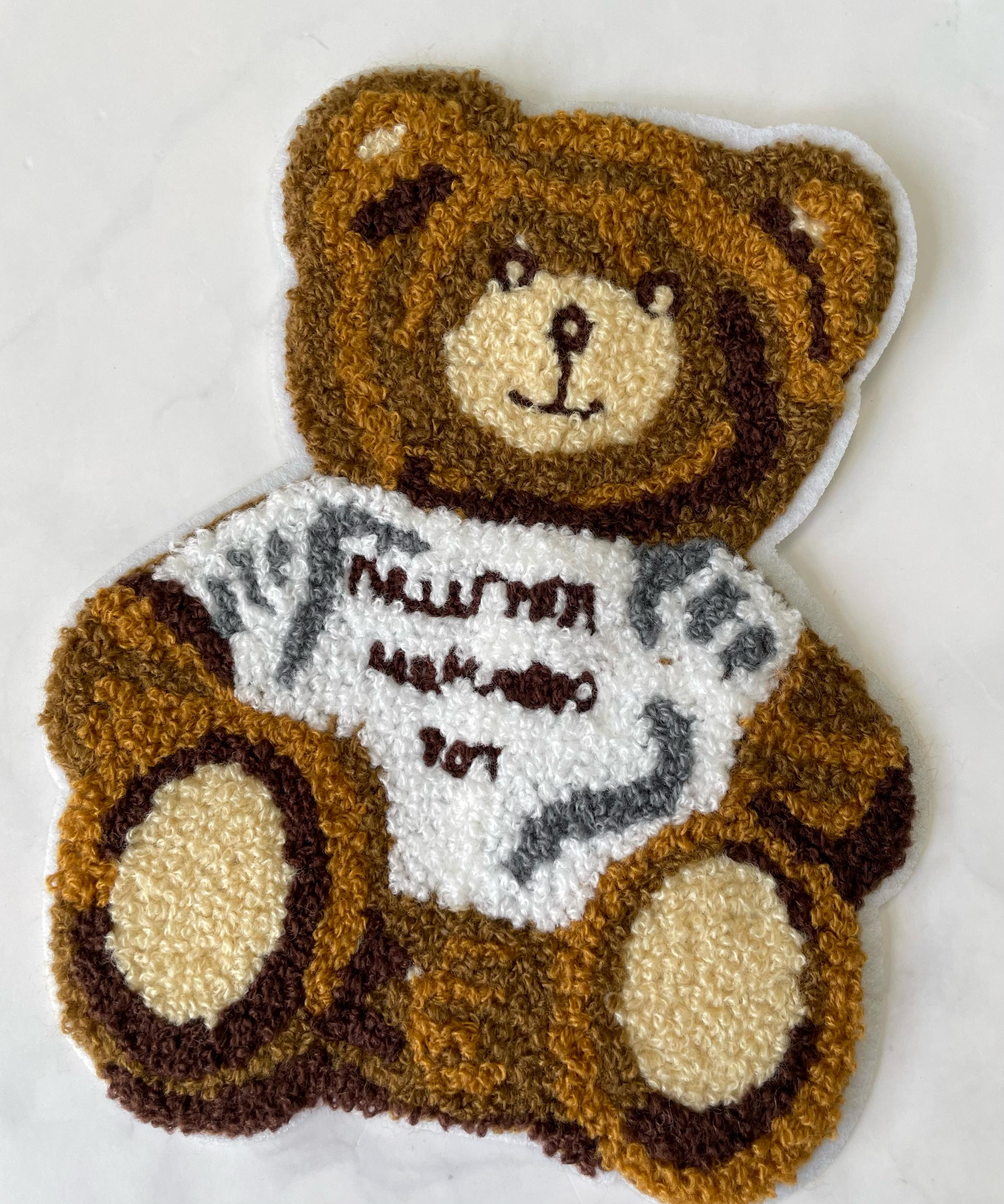 Cartoon Teddy Bear Embroidery Patch: Large Animal Badge (7.5"x 6") - Etsy