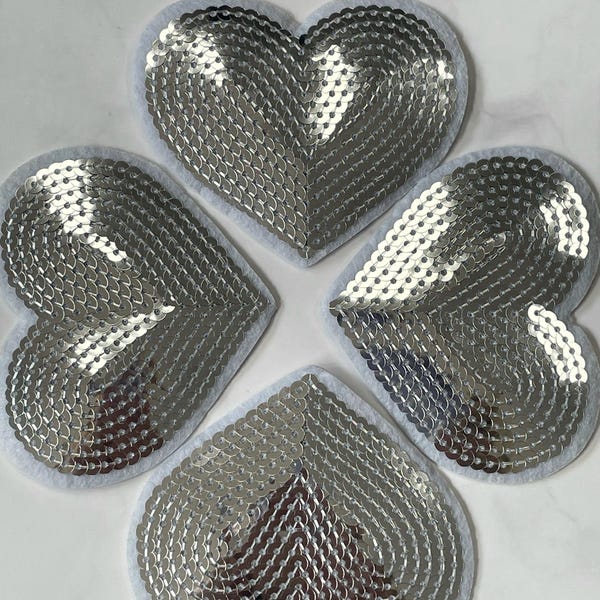 Sequin Heart - Etsy