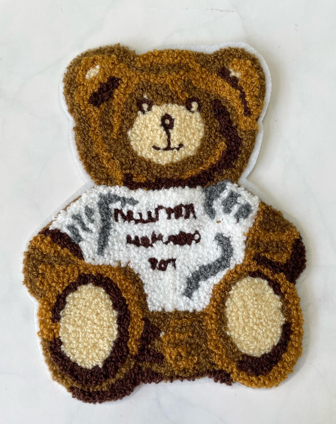 Cartoon Teddy Bear Embroidery Patch: Large Animal Badge (7.5"x 6") - Etsy