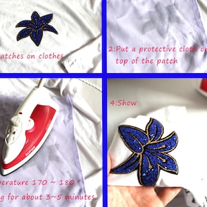 Sequin Stars 5pcs, Star Patch for Applique, DIY Hair Accessory or ...