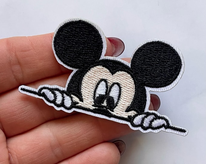 Mickey Cartoon Patch 1pcs ,patch for Applique, DIY Clothes Accessory or ...