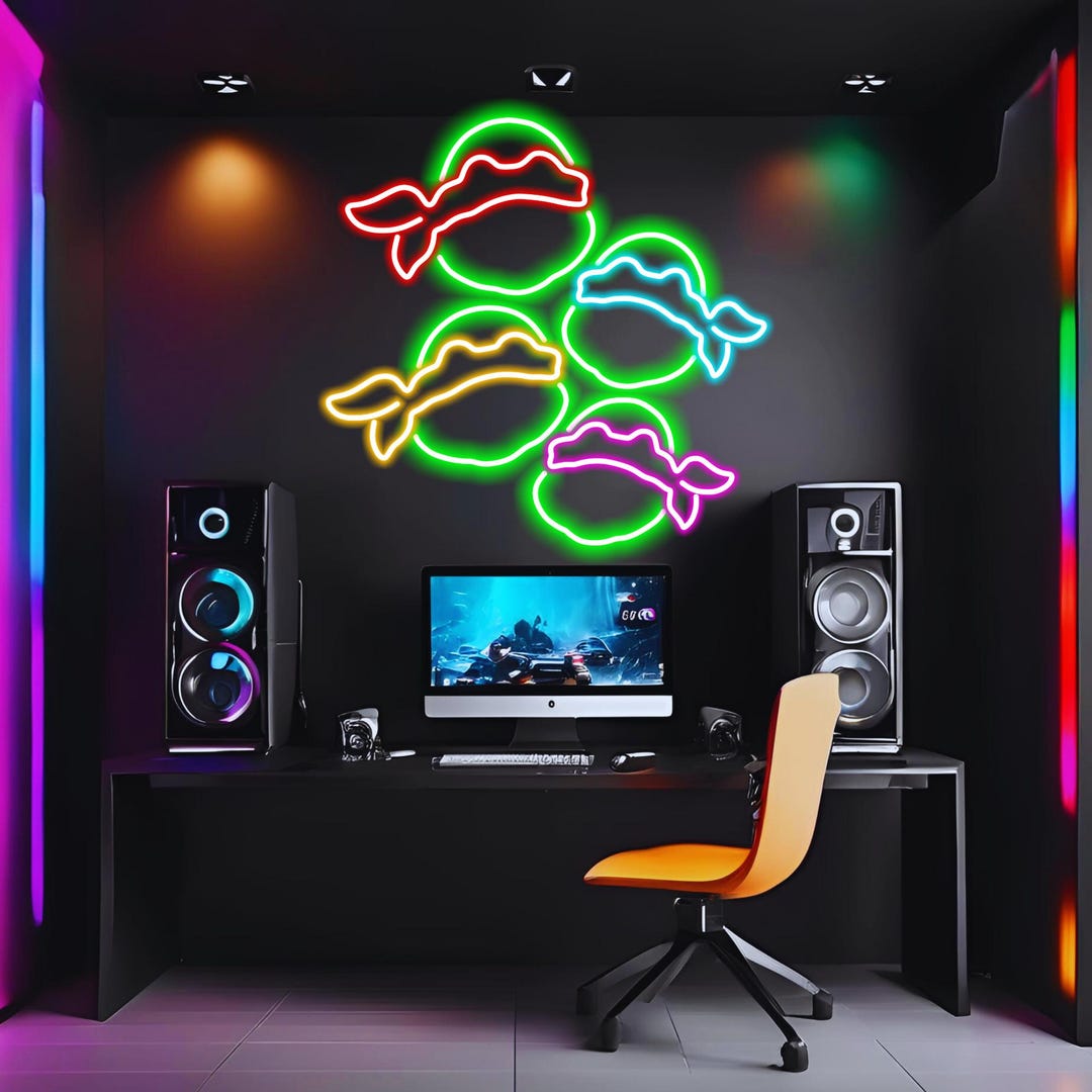 Cartoon Neon Sign, Game Room Neon LED, Anime Gifts, Personalized Gift ...