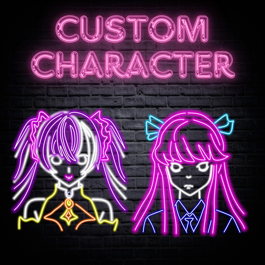 Cartoon Neon Sign, Game Room Neon LED, Anime Gifts, Personalized Gift ...