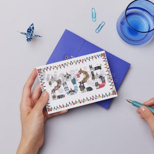 2025 Calendar PNG Bundle Clipart, Pet New Year Card Prints, Cute Cats ...