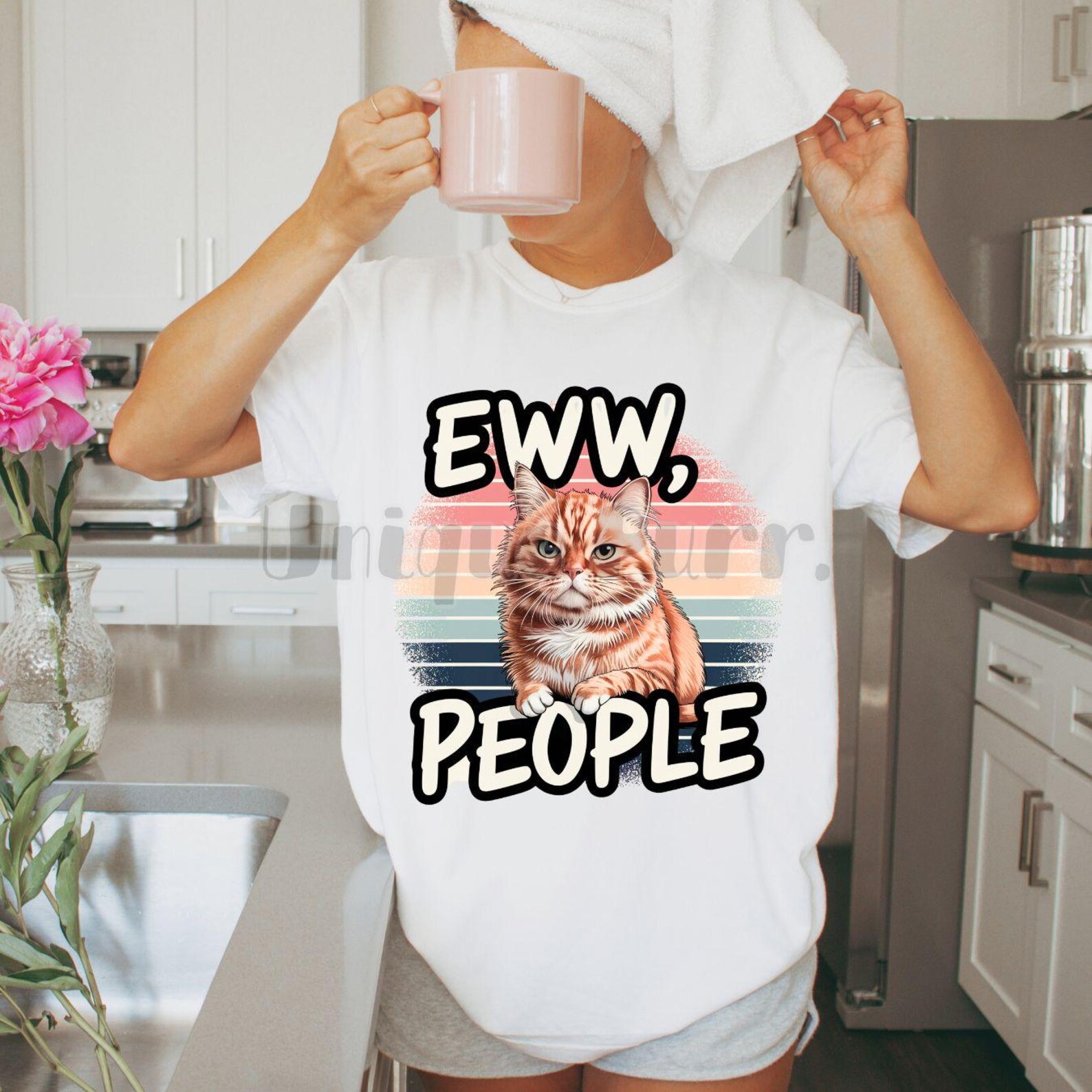 Funny Grumpy Cat Clipart PNG JPG SVG | Retro Eww People Kitty Digital ...