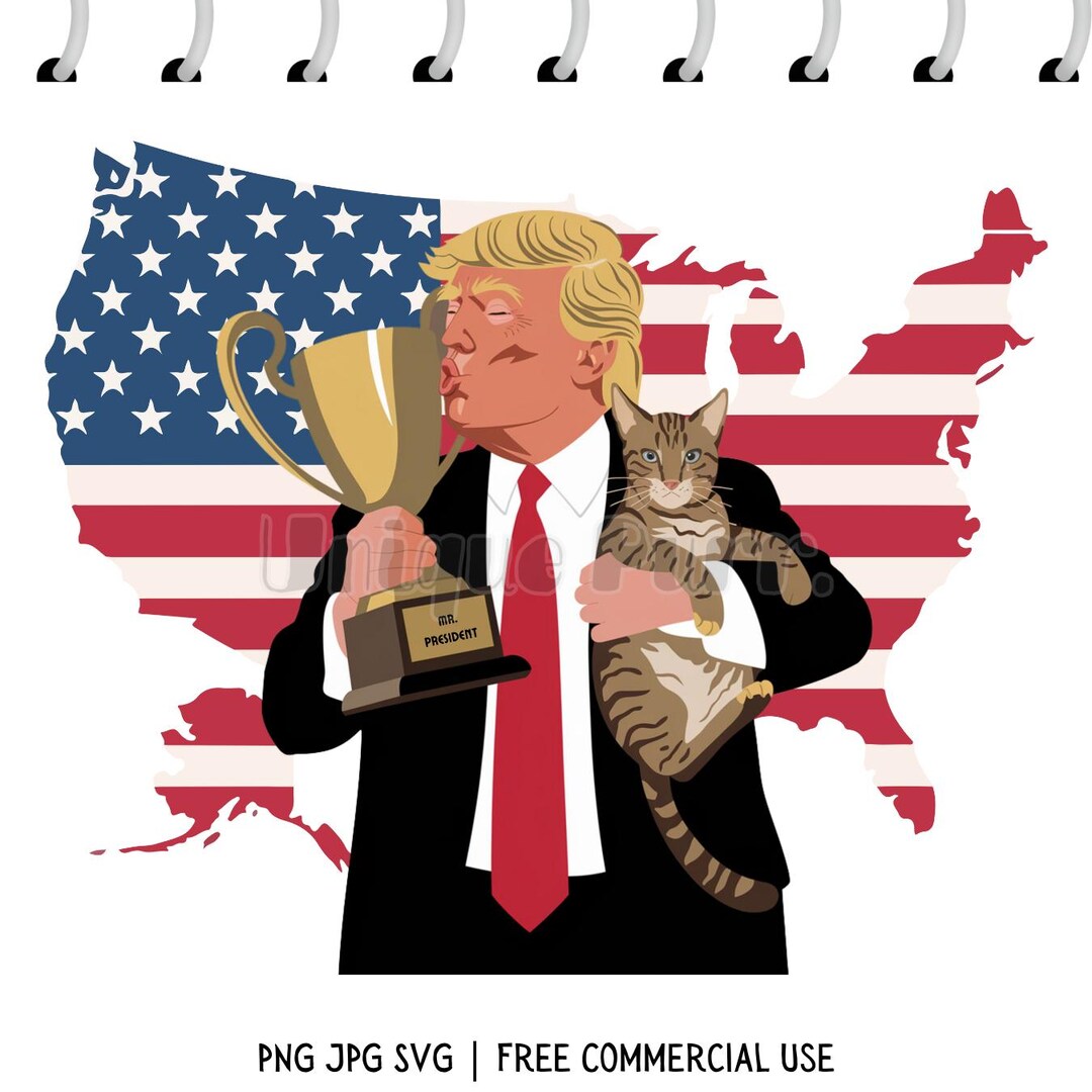 Donald Trump PNG JPG SVG, Trump Republican Victory Clipart, America ...