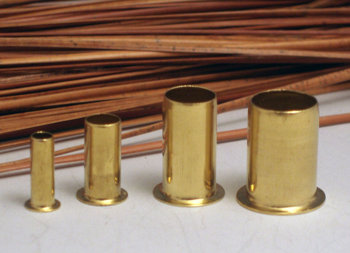 4 Brass GUIDES for Pine Needle Basket Making - Etsy