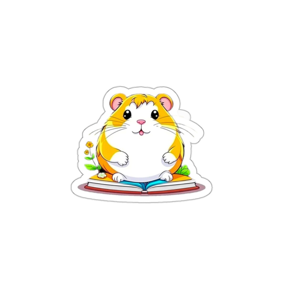 Cute Hamster, Teddy Bear Hamster, Journal Decals, Water Bottle Decal ...