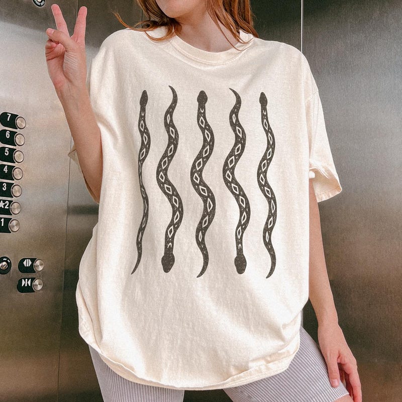 Block Print Art Snake - Etsy