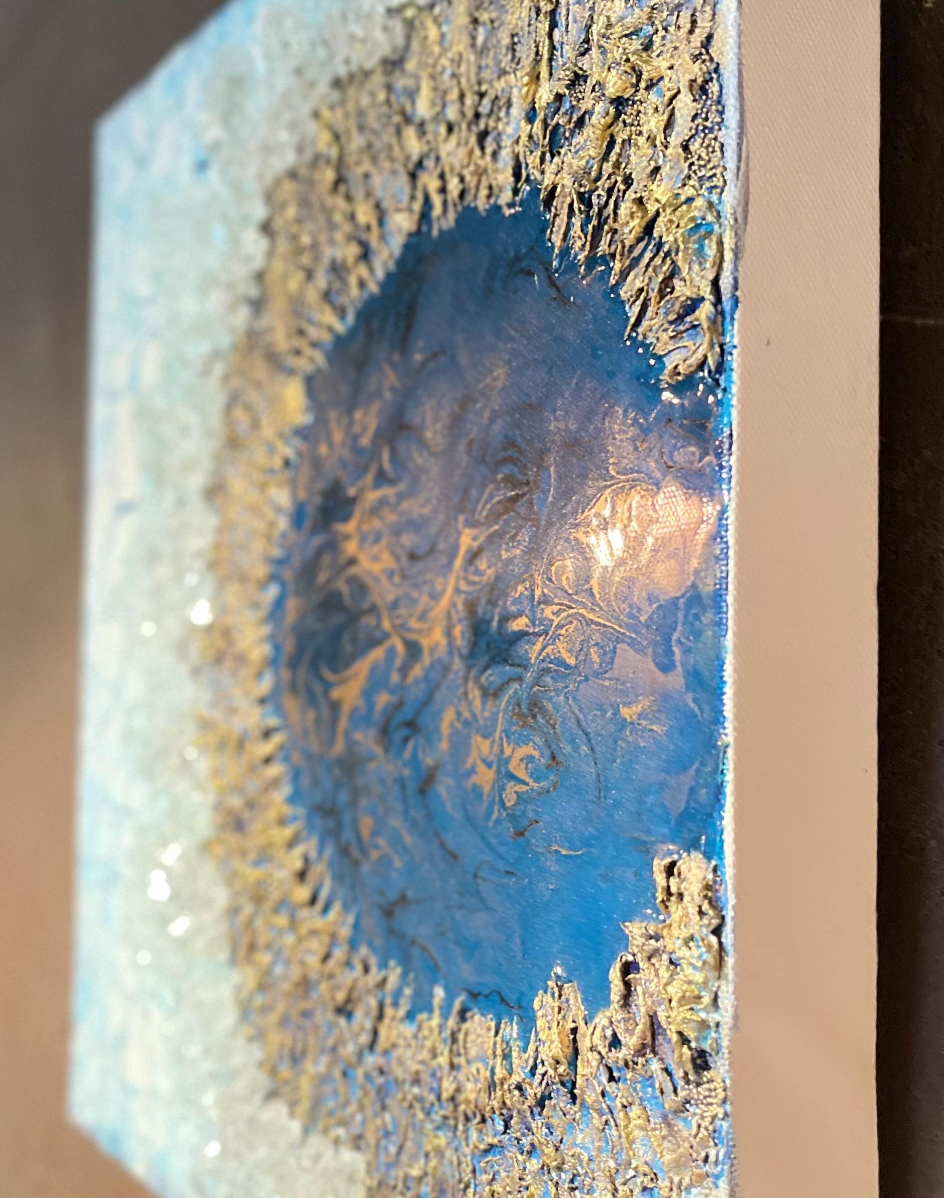 Abstract Resin Art Wall Painting, Modern Original 3D Wall Art, Original ...