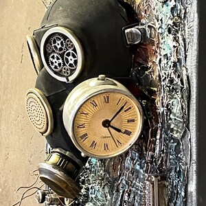 Steam Punk Wall Art, Gas Mask Wall Decor, Industrial Steampunk Wall ...