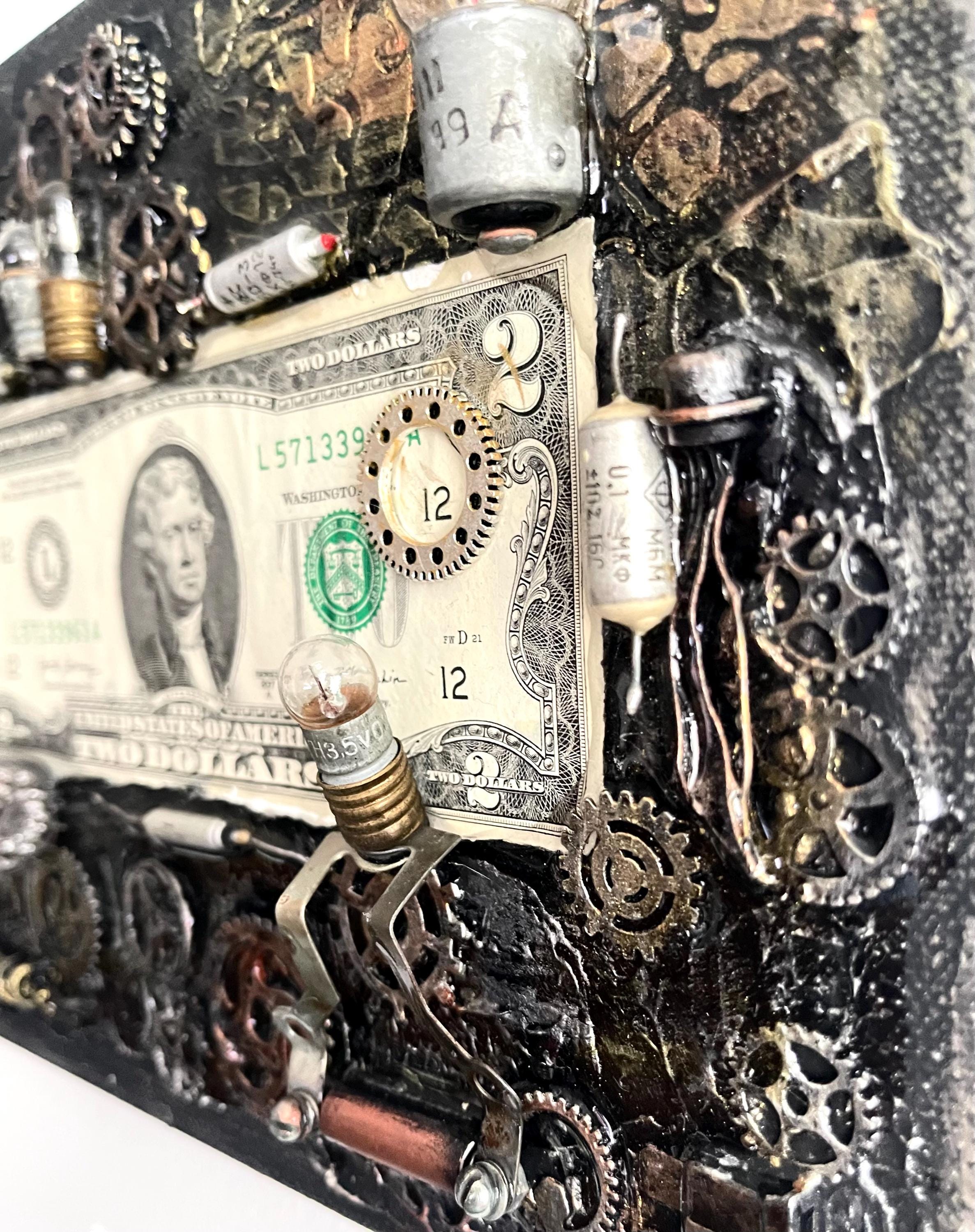 Dollar Wall Art, Symbol of Good Luck, Office Decor, Luxury Present ...