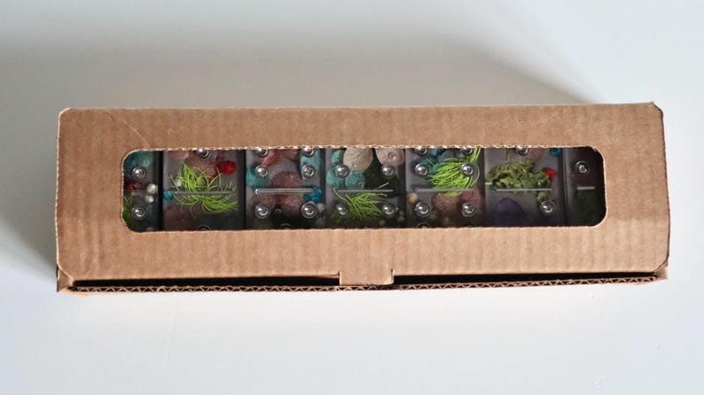Epoxy Resin Domino Game, Creative Design, Game for Fun, Domino Set With ...