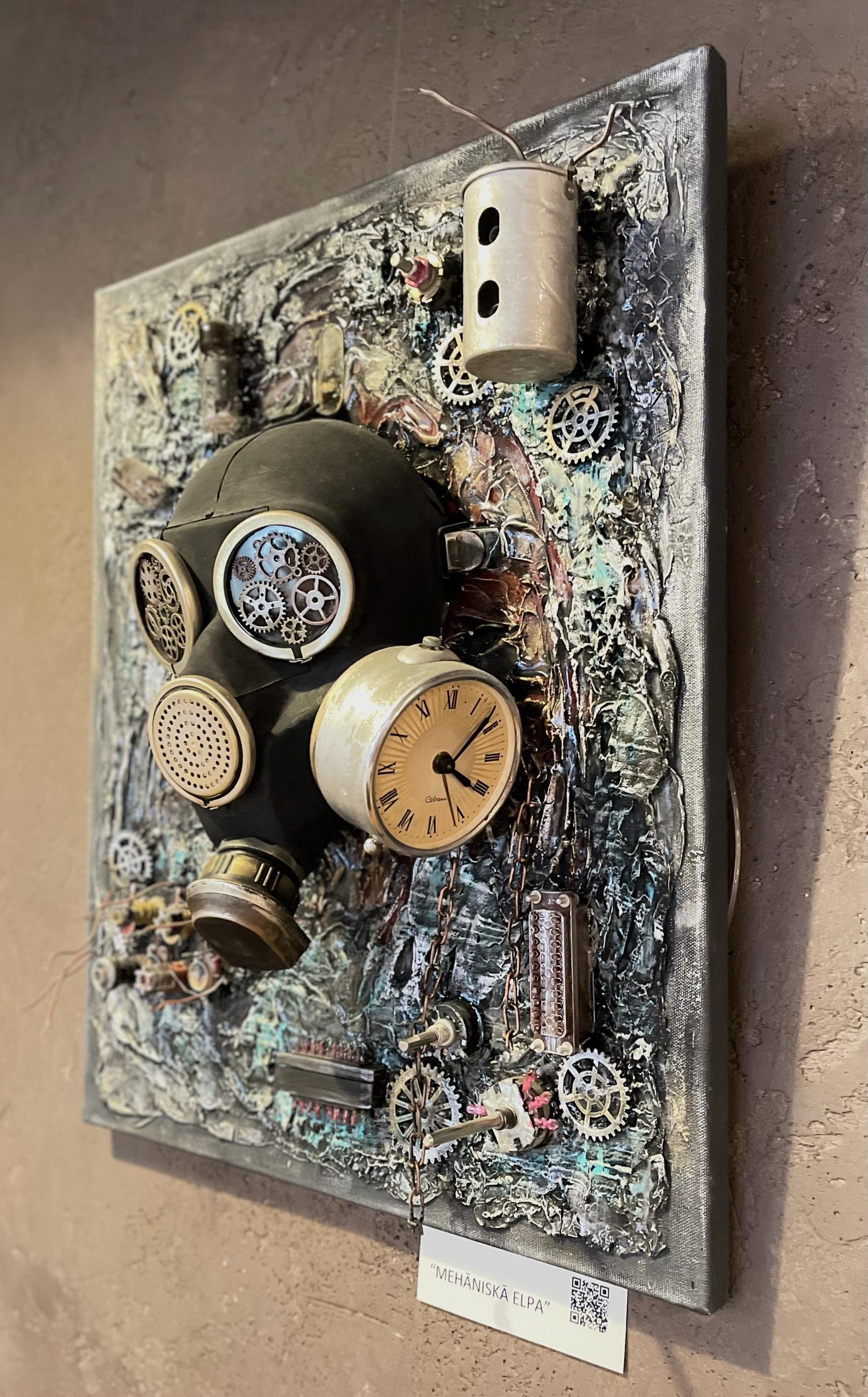 Steam Punk Wall Art, Gas Mask Wall Decor, Industrial Steampunk Wall ...