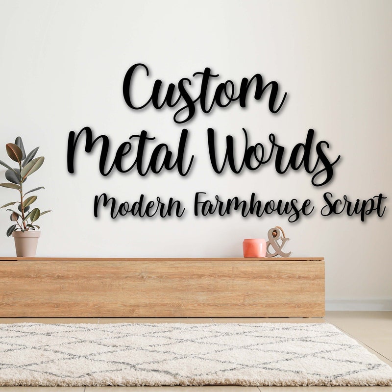 Script Wall Art - Etsy