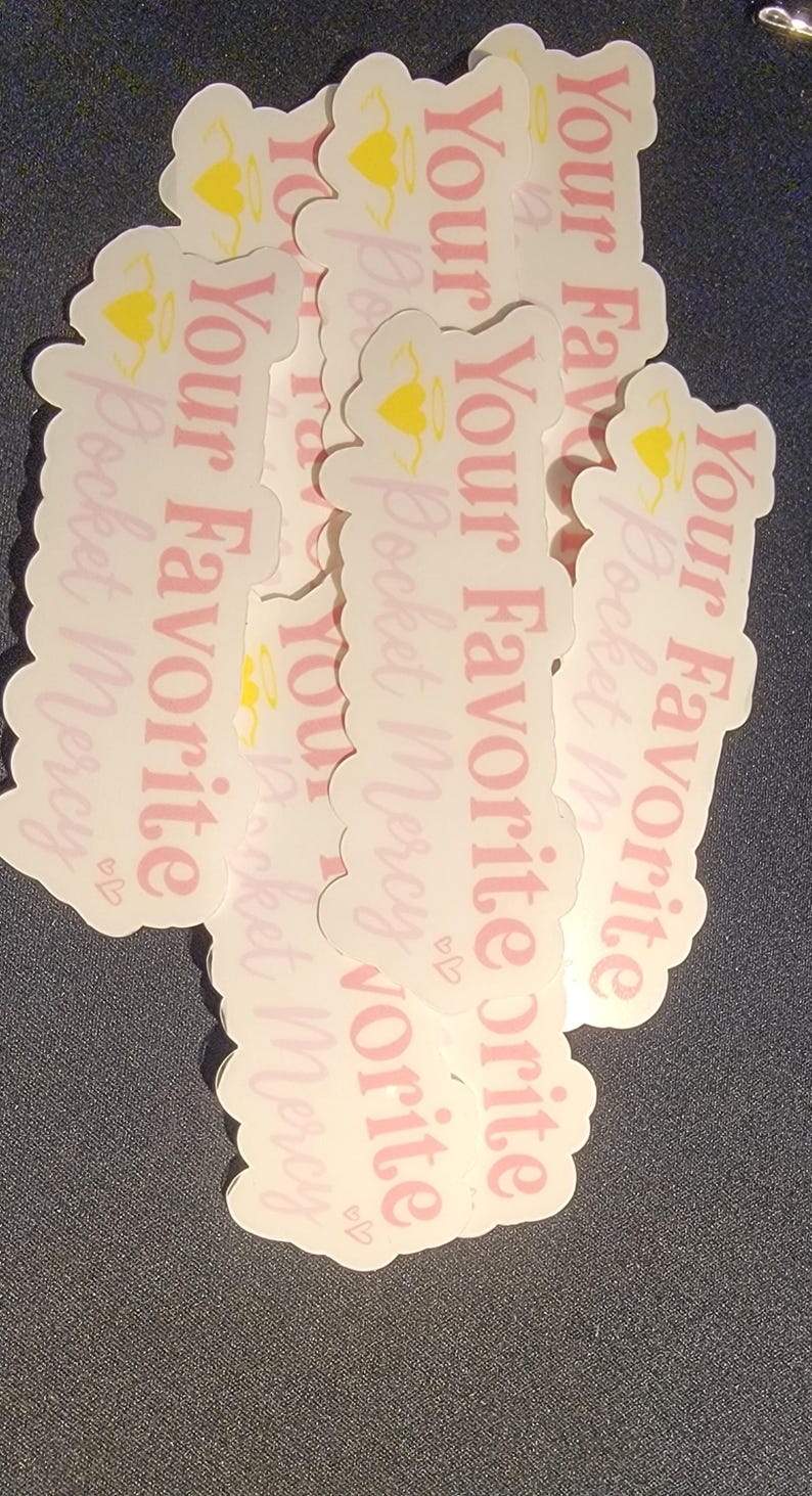 Your Favorite Pocket Mercy Overwatch Vinyl Sticker - Etsy