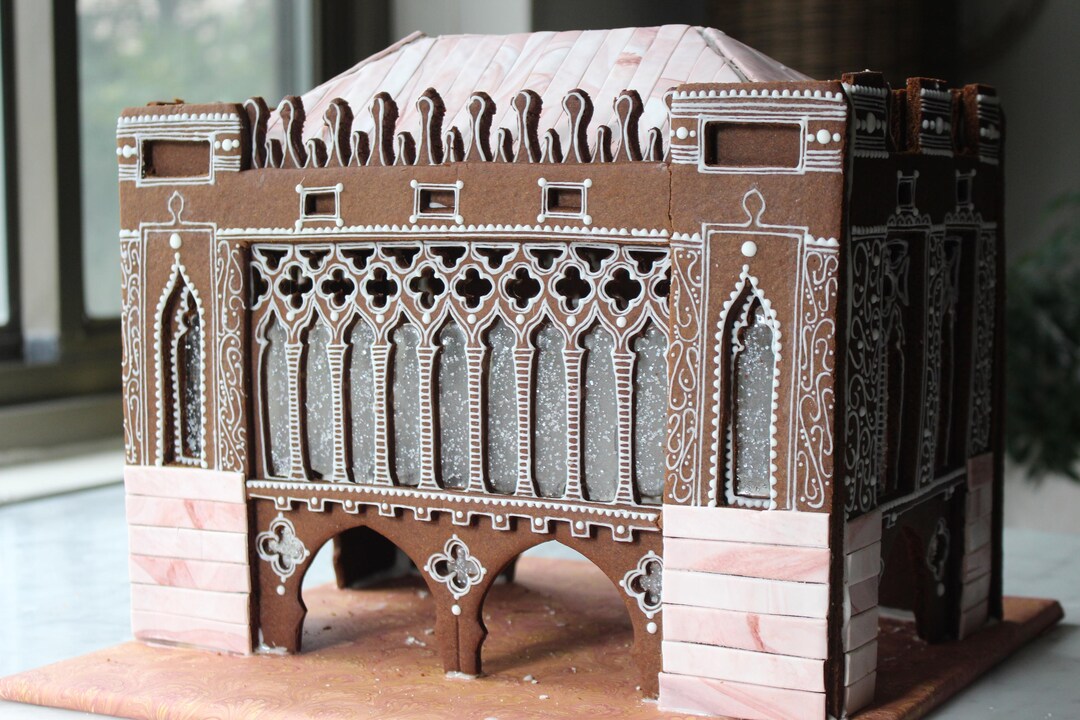 Palazzo Rosa | Gingerbread House Template - Etsy UK