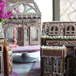 The Pastry Shop | Gingerbread House Template - Etsy