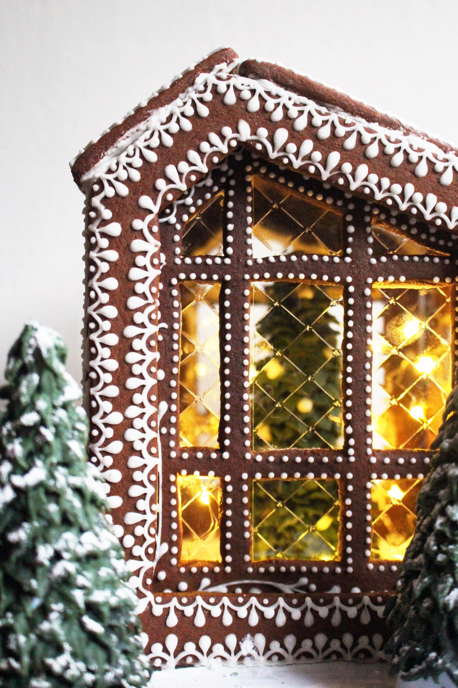 The Scandinavian Cabin | Gingerbread House Template - Etsy