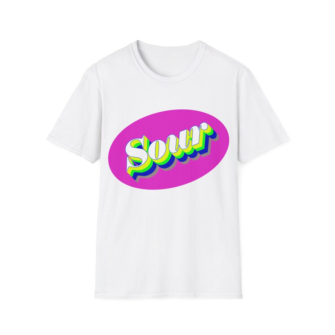 Sour T-shirt With White Text - Etsy