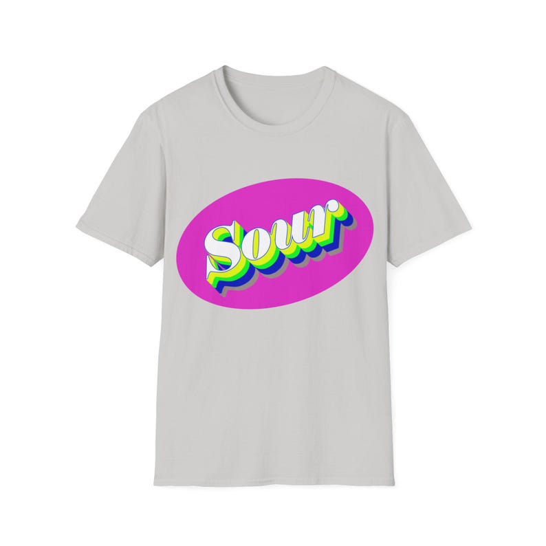 Sour T-shirt With White Text - Etsy