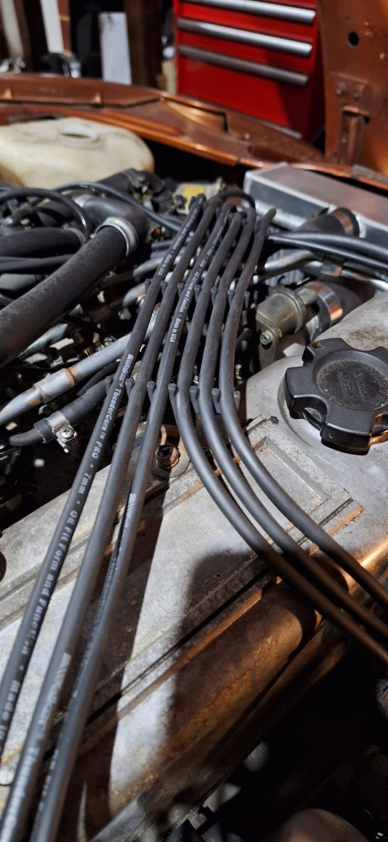 Nissan/datsun 240z, 260z, 280z, 280zx Spark Lead Plug Wire Holders ...