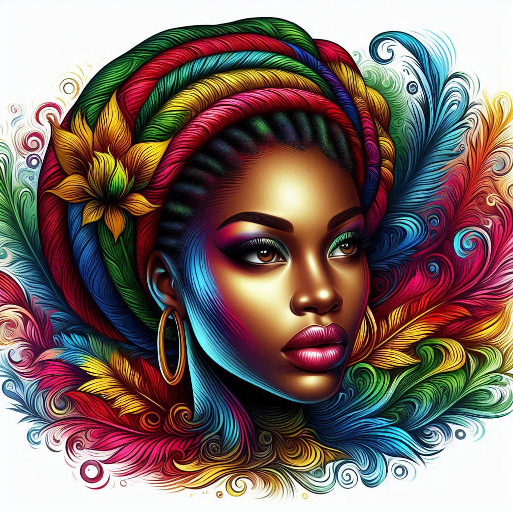 100 % Authentic Island Girl Digital Art - Etsy