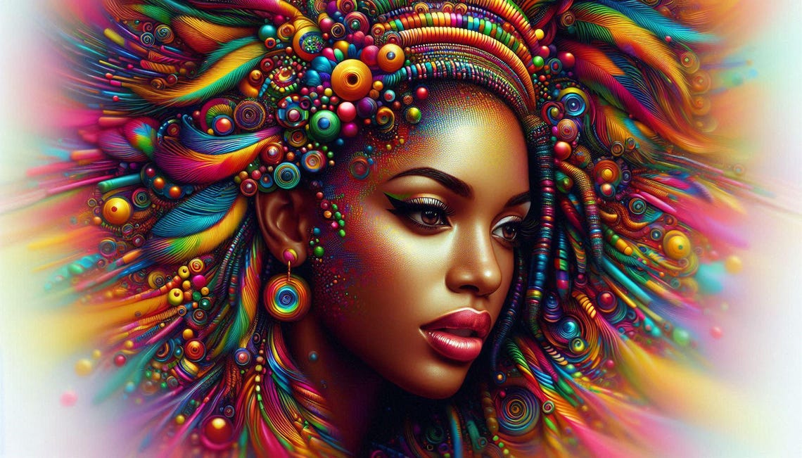 100 % Authentic Island Girl Digital Art - Etsy