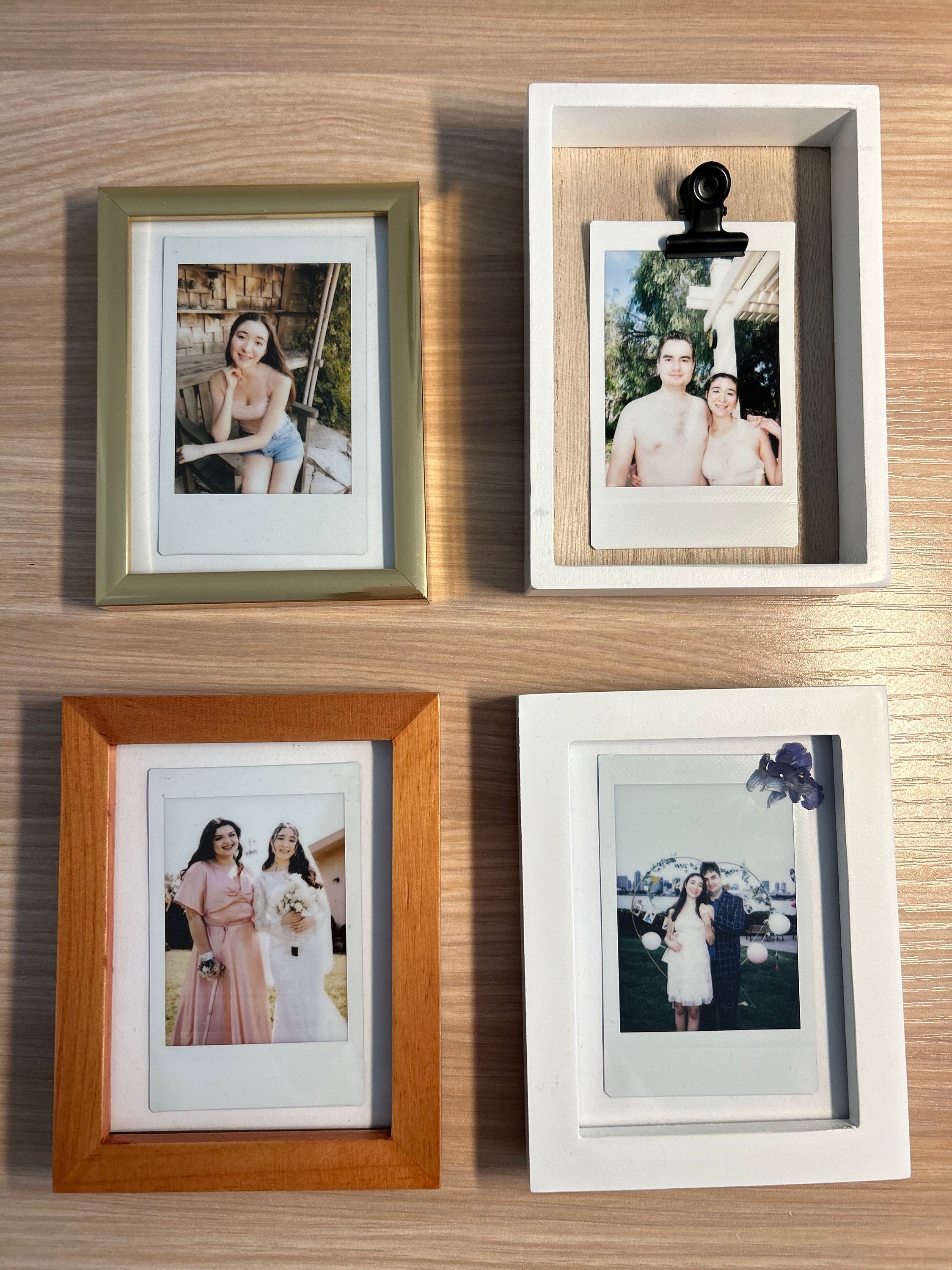 Custom Printed Polaroid in Frame Boyfriend Gift Couples Best Friend ...
