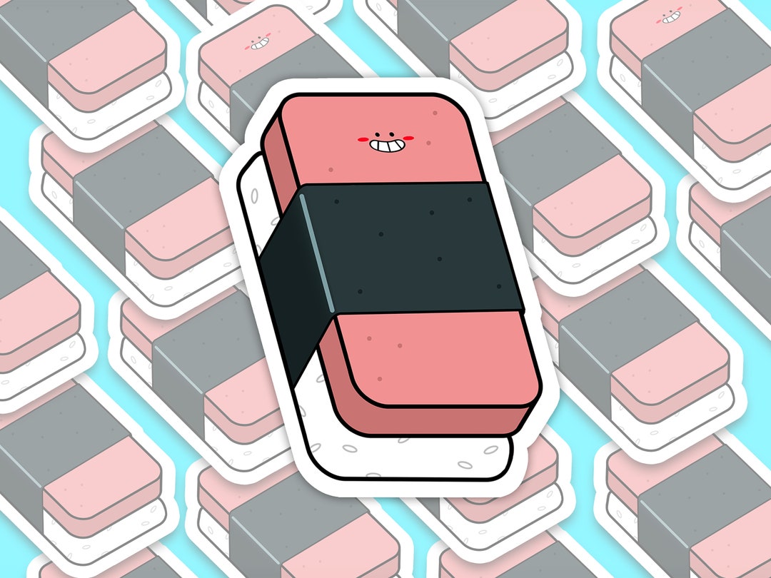 Spam Musubi Sticker, Funny Sticker, Food Sticker, Funny Meme Decal for ...
