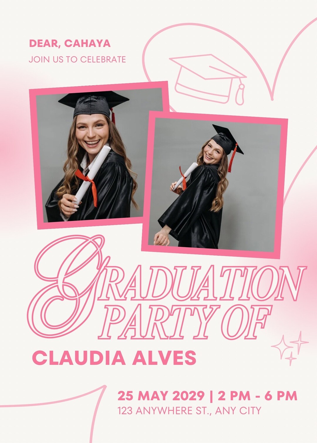 Graduation Flyer Invitations - Etsy